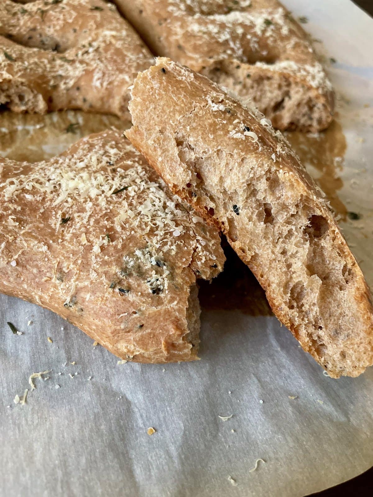 Sourdough Fougasse with Herbs & Seeds - Food & Ryne